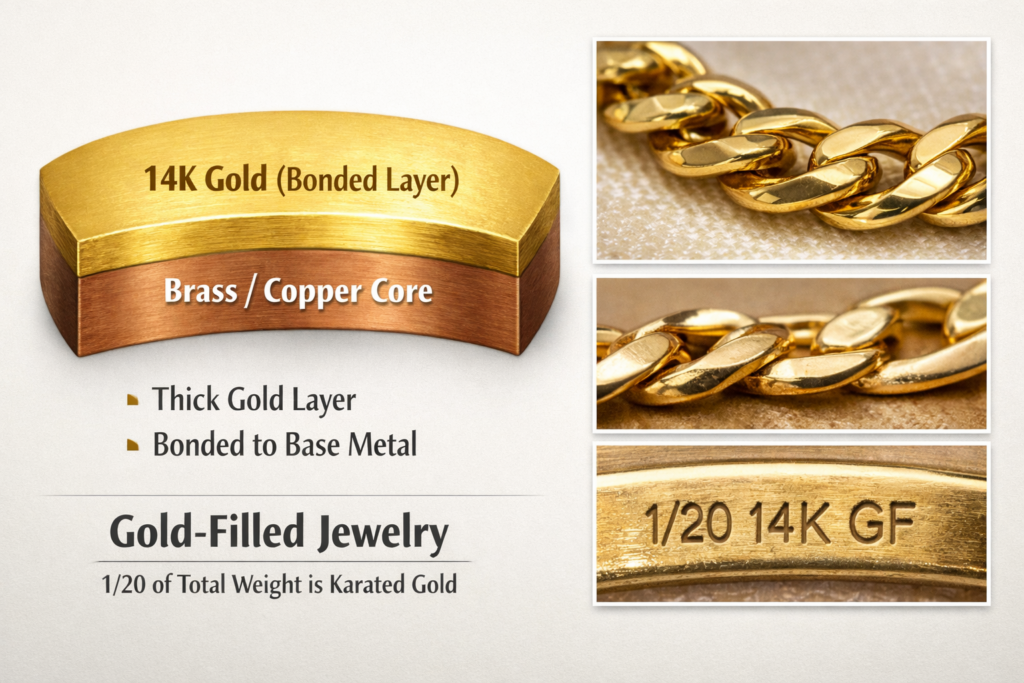 Gold-Filled Jewelry Explained: Value, Identification, and What It’s ...