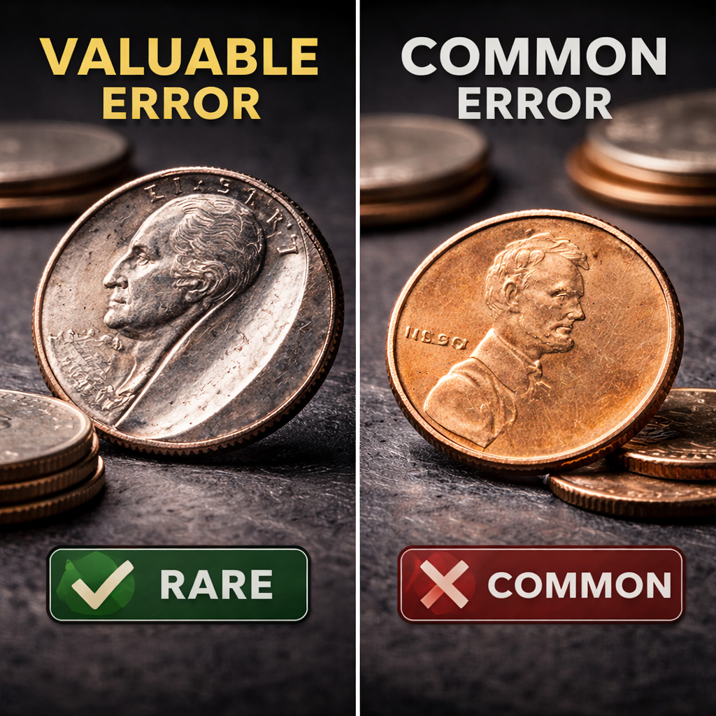 Mint-Made Coin Errors: Common Mistakes That Can Be Worth Money